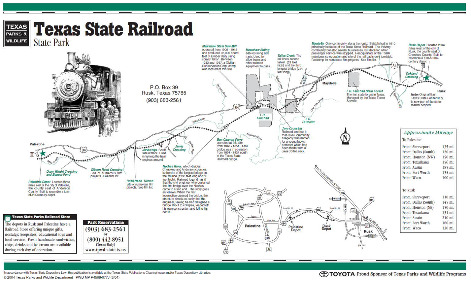Two Trips to the Texas State Railroad | Nathan D. Holmes